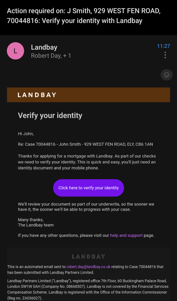 How do I verify my identity?