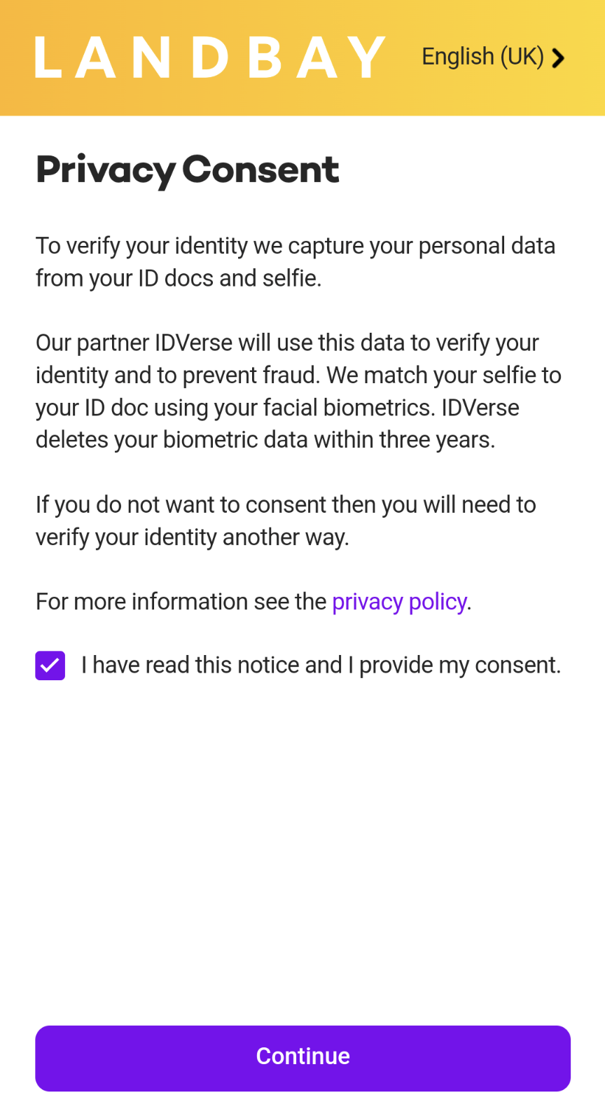 How do I verify my identity?